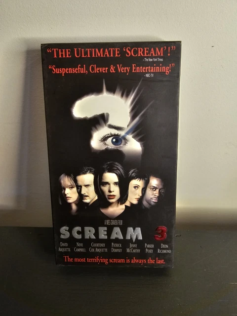 SCREAM 3 (VHS, 2000) HORROR Blockbuster Video VCR VHS Tape $10.94 - PicClick CA