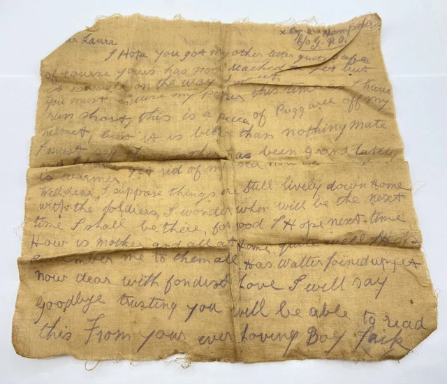WW2 BRITISH ARMY Soldiers Letter Home Written On A Pagri 2nd Coy ...