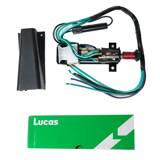 LUCAS SFB300 12V Classic Car Hazard Warning Light Switch + Relay With ...