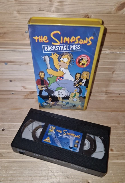 THE SIMPSONS : Backstage Pass - Animated TV VHS (Fox, 2002) £5.99 ...