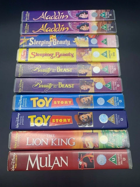 WALT DISNEY CLASSIC VHS Collection 10 Top Titles Including Fantasia ...
