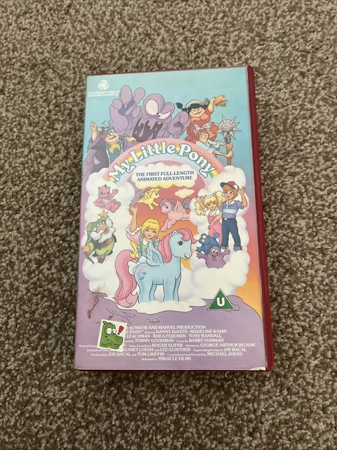 MY LITTLE PONY The First Full Length Animated Adventure VHS Video 1986 ...