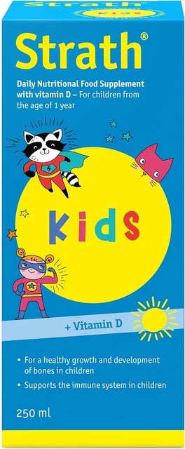STRATH KIDS WITH 61 Nutrients & Vitamin D - Expires 01/26 £17.95 ...