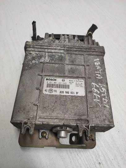 VW VENTO 1H2 engine control unit ECU 028906021BF 0281001421 1.90 diesel ...
