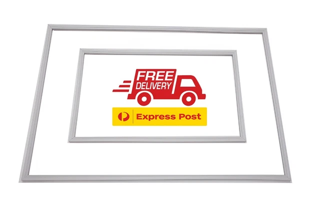KELVINATOR N410F-L*2 FRIDGE & Freezer Door Seals /Free Express Post ...