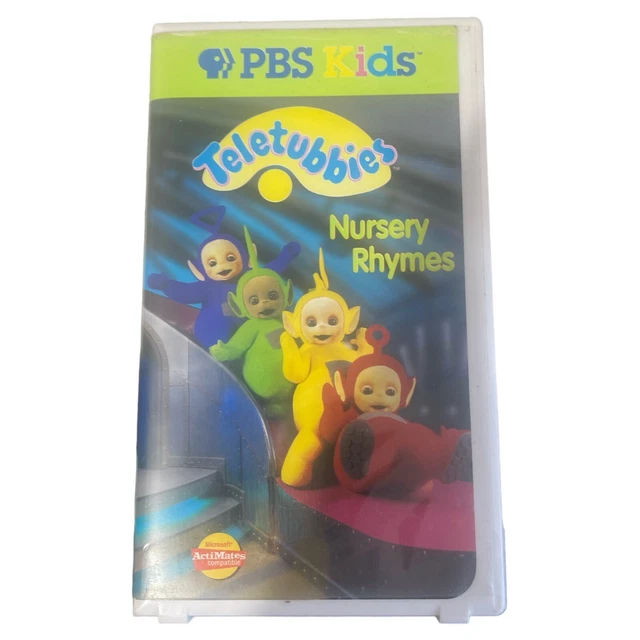 TELETUBBIES - NURSERY Rhymes - PBS Kids VHS, 1998 - Rare HTF Clam Shell ...