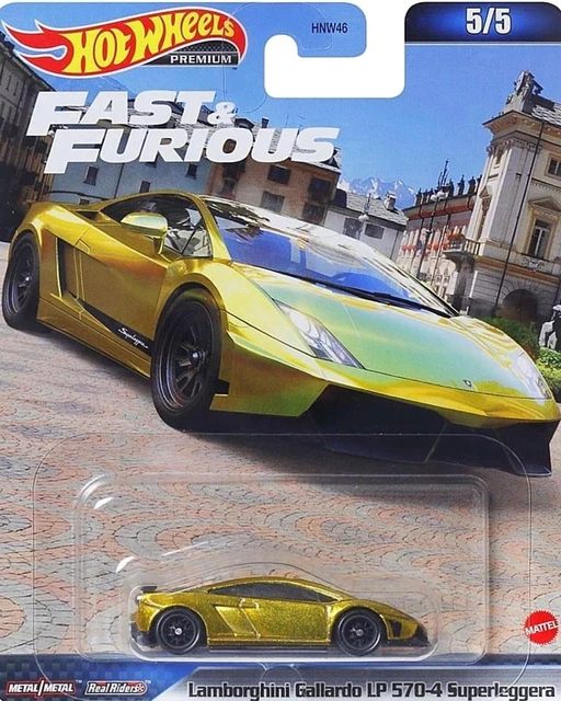 HOT WHEELS PREMIUM Lamborghini Gallardo LP570-4 Superleggera FAST ...
