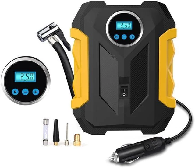 CAR TYRE INFLATOR Compressor 150 PSI Car Tyre Pump 12V DC Electric Tyre Pump £19.49 - PicClick UK