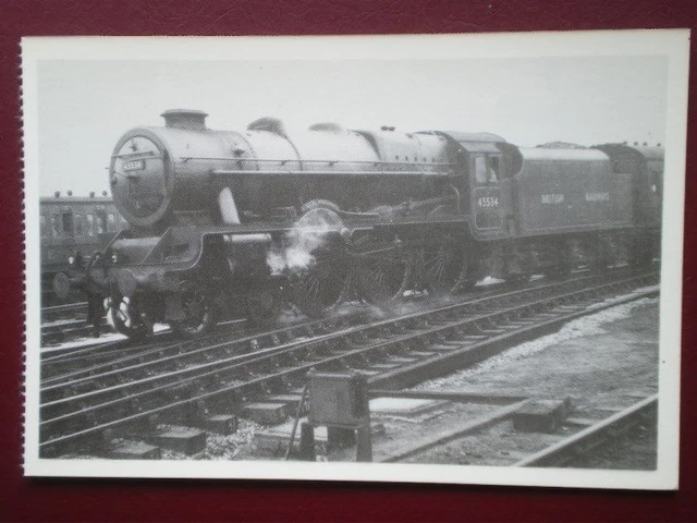POSTCARD LMS REBUILT Patriot Class Loco No 45534 'E Tootal Broadhurst ...