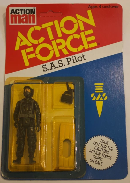 ACTION FORCE GI joe palitoy original vintage figure sas pilot action ...