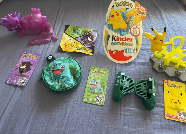 KINDER MAXI 2022 Pokemon Full Set Con Bpz E Adesivi EUR 20,00 - PicClick FR