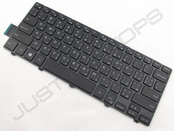 CLAVIER RÉTROÉCLAIRÉ ARABE américain original Dell Inspiron 3441 3442 ...