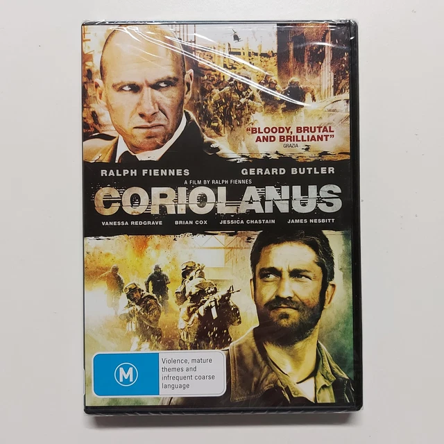 CORIOLANUS DVD NEW Region 4 (2011 Movie) Ralph Fiennes/Gerard Butler £ ...