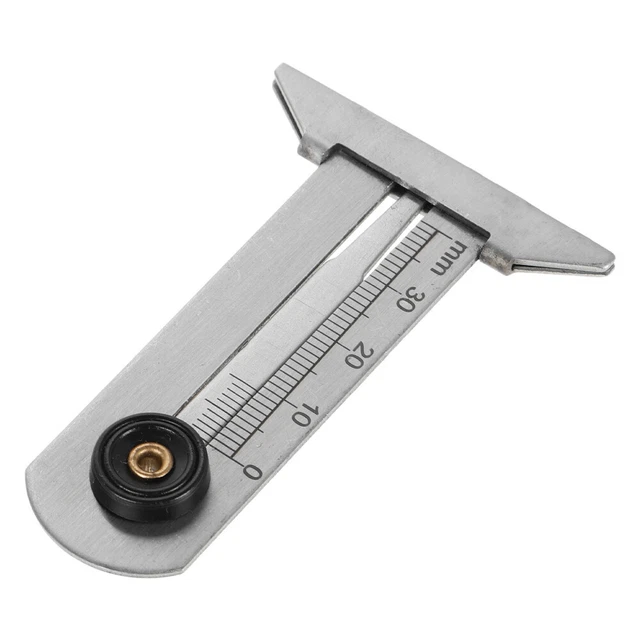 TIRE DEMOUNTING MEASUREMENT Tool Tread Depth Gauge for Tires £6.68 ...