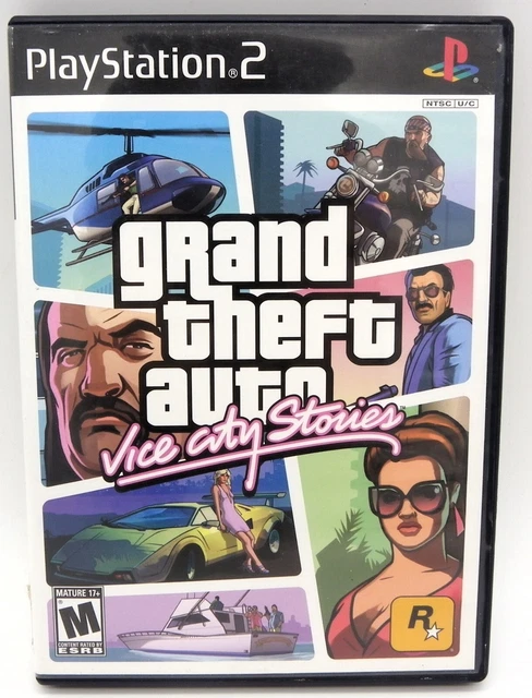 COMPLETE GRAND THEFT Auto: Vice City Stories Sony PlayStation 2 PS2 ...