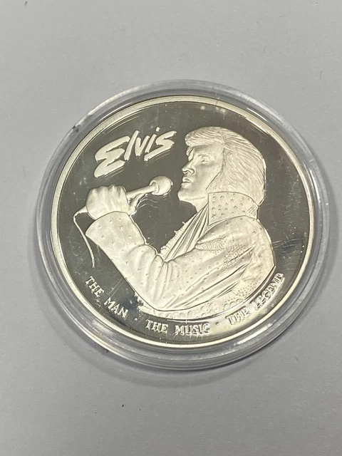 1 OZ Silver Round .999- Elvis In Hawaii. - Royal Canadian Mint. Low ...