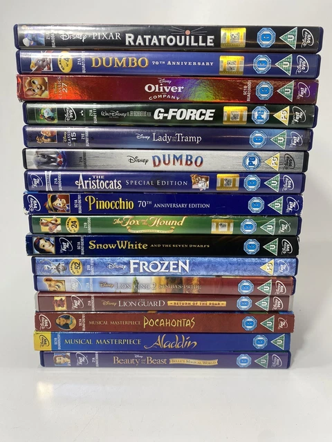 DISNEY DVD BUNDLE Joblot X16 Dvds Snow White, Lady & The Tramp, Frozen ...