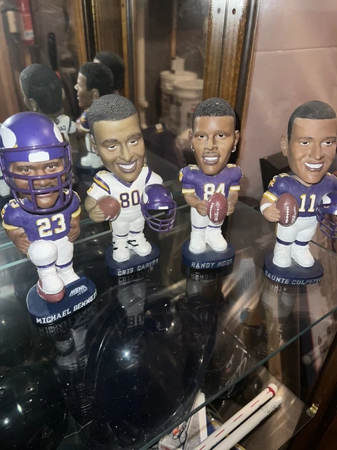LOT MINNESOTA VIKINGS Bobblehead Moss Carter Culpepper Bennett EUR 110 ...