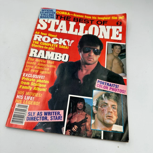 THE BEST OF Stallone Starlog 1986 Uk Magazine Rocky Rambo, Cobra Vtg £ ...