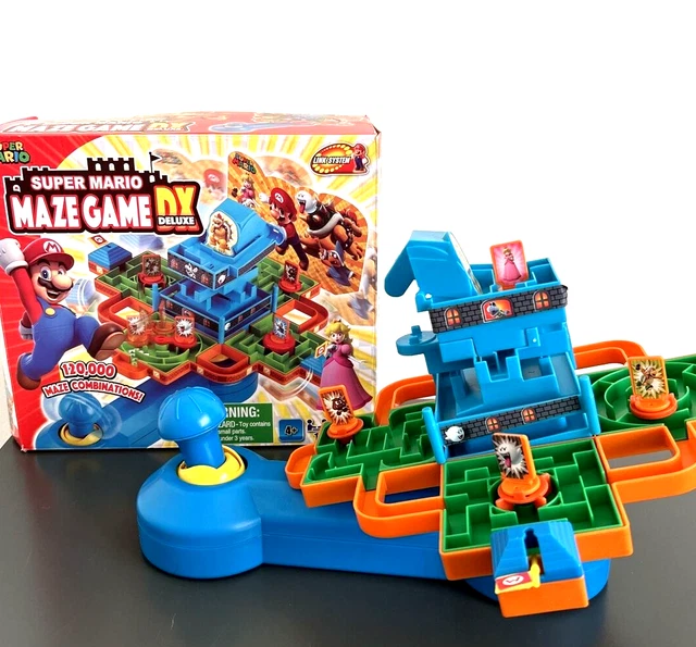 SUPER MARIO MAZE Game DX Deluxe Joystick 3D Marble Game *missing Few ...