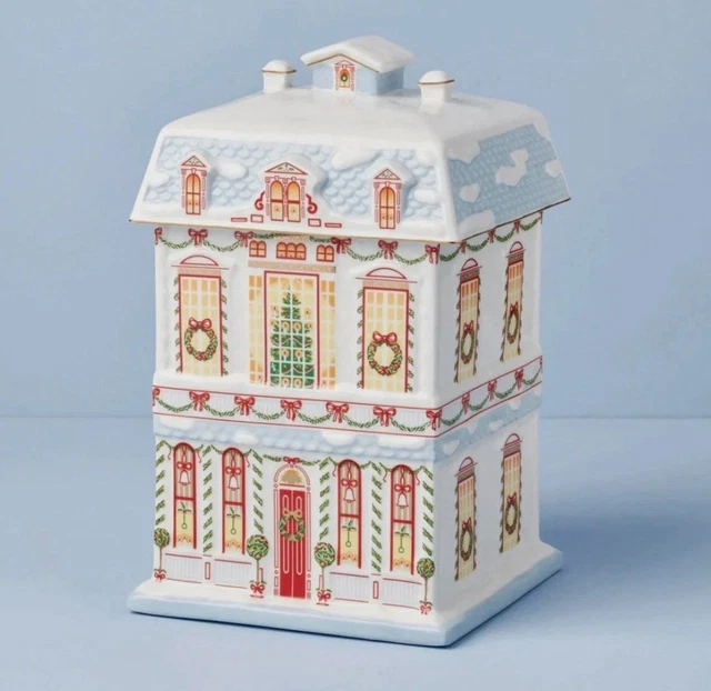 RARE LIMITED 2025 Lenox Spice Village Christmas Cookie Jar - NEW - £111 ...