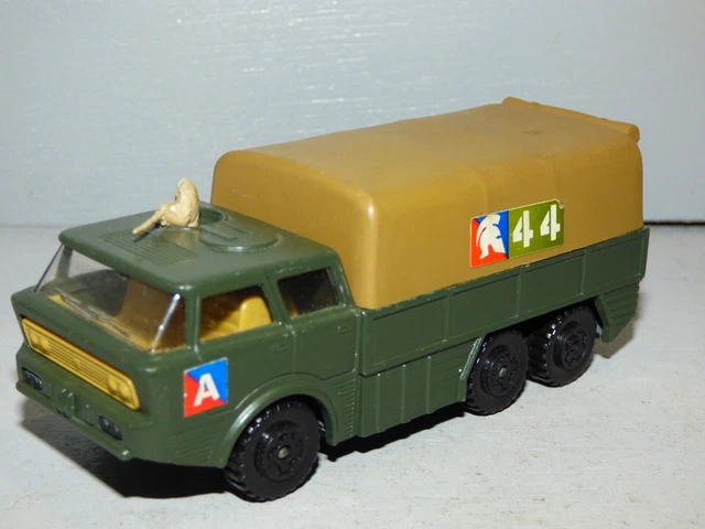 MATCHBOX BATTLE KINGS K116 Camion artiglieria esercito verde scuro EUR ...