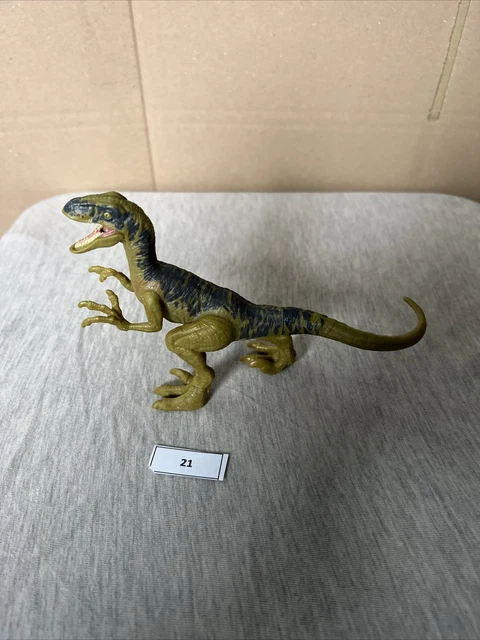 JURASSIC WORLD DINO Rivals Attack Pack Velociraptor Raptor Delta Figure ...