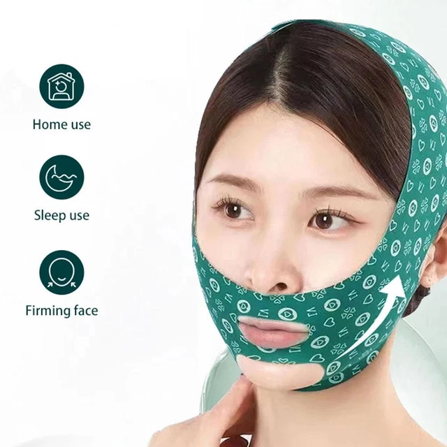V FACE SLIMMING Belt Facial Cheek Bandage Firm Lifting Band Anti ...
