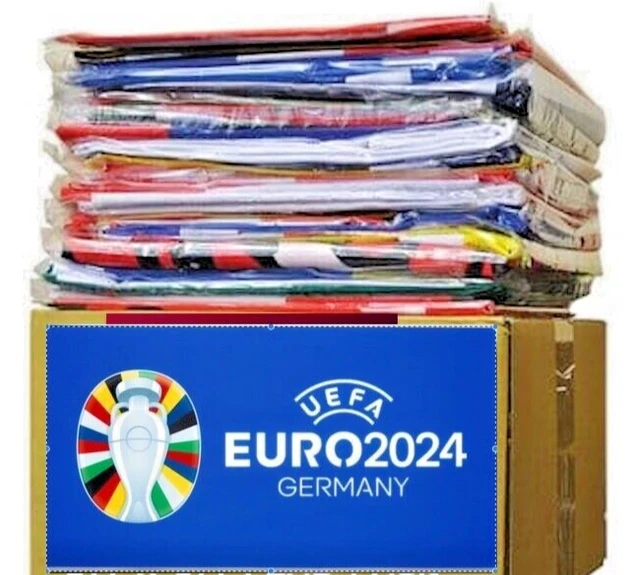 20 TEAMS 5FT X 3FT Euro 2024 Flag Pack England Scotland Speedy FREE ...
