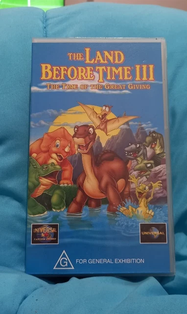 THE LAND BEFORE Time III The Time Of The Great Giving VHS 1995 $12.00 ...