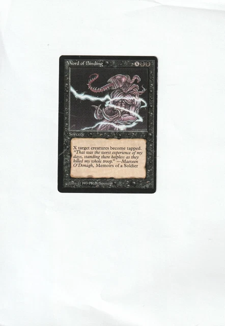 WORD OF BINDING-THE Dark edition 1994-magic TG- excellent EUR 2,00 ...