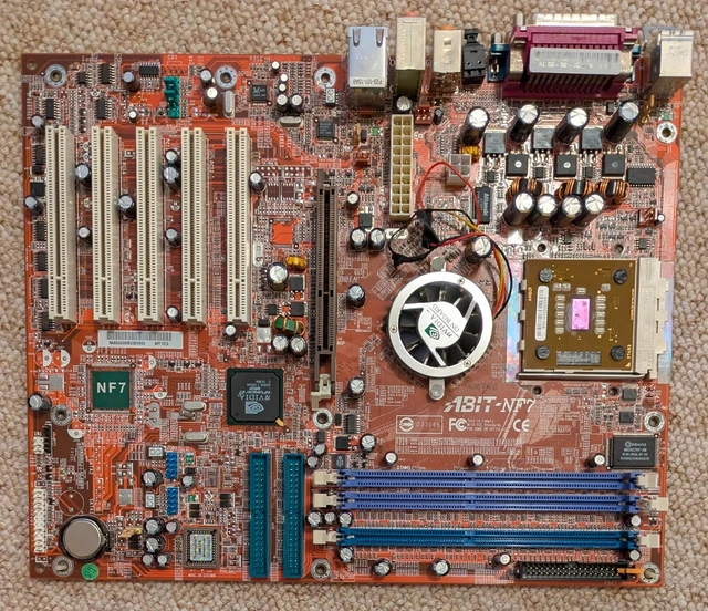 ABIT NF7-M, SOCKET A, AMD Motherboard - used with AMD processor and Ram ...