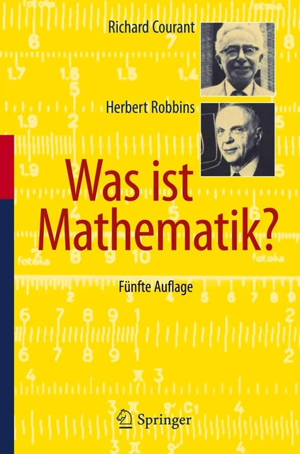 COURANT & ROBBINS - Qu'est-ce que les Mathématiques ? - Springer EUR 43 ...