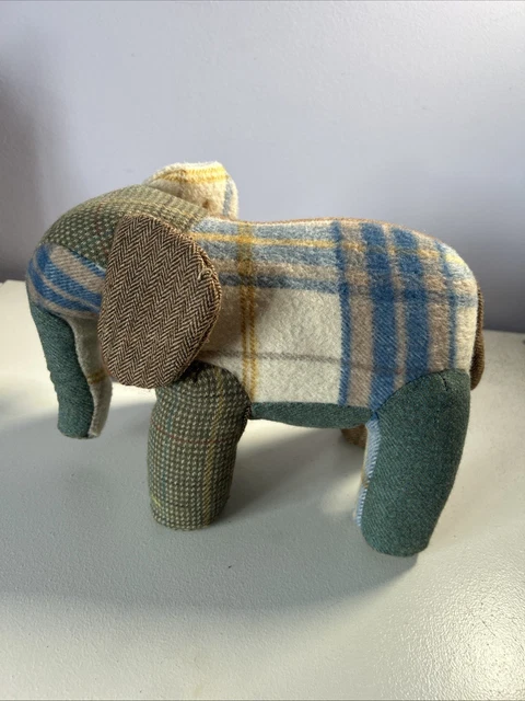 MUJI PATCHWORK ELEPHANT Soft Plush Toy Makes Great Home Decoration £15. ...