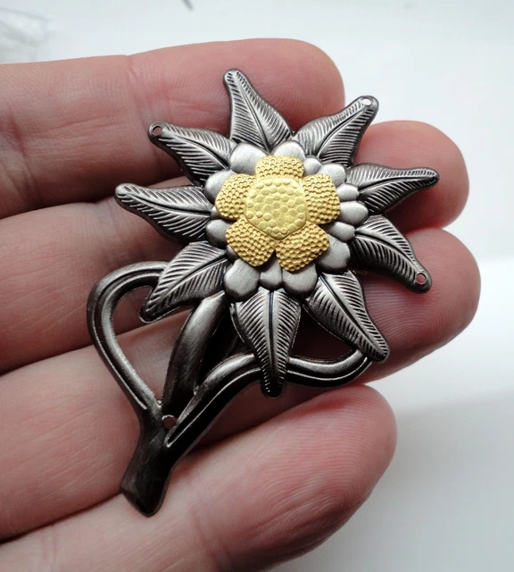 GERMAN ARMY ALPINE Division badge Wehrmacht ELITE Edelweiss Troops Unit ...