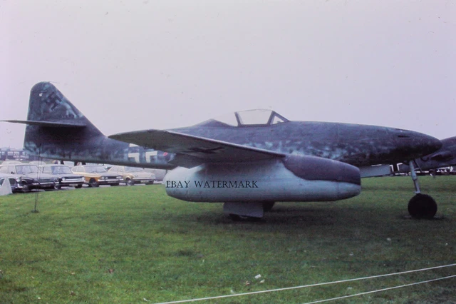 35MM SLIDE: LUFTWAFFE Messerschmitt Me 262 at RAF Museum 21/3/76 (#82. ...