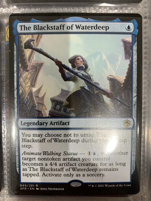 MTG THE BLACKSTAFF of Waterdeep [Forgotten Realms, Near Mint] EUR 1,76 ...