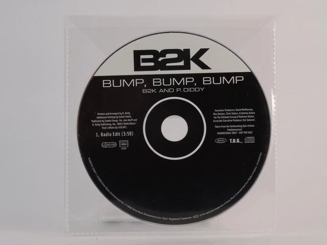B2K FT P. DIDDY BUMP BUMP BUMP (Y1) 1 Track Promo CD Single Plastic EUR ...
