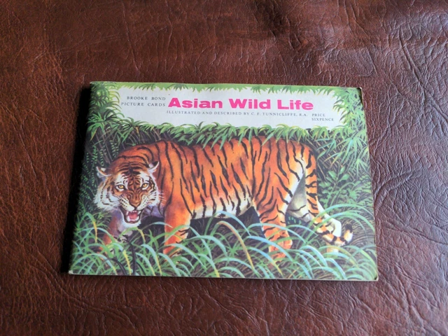 BROOKE BOND TEA cards: Asian Wild Life Complete Full Set album Good ...