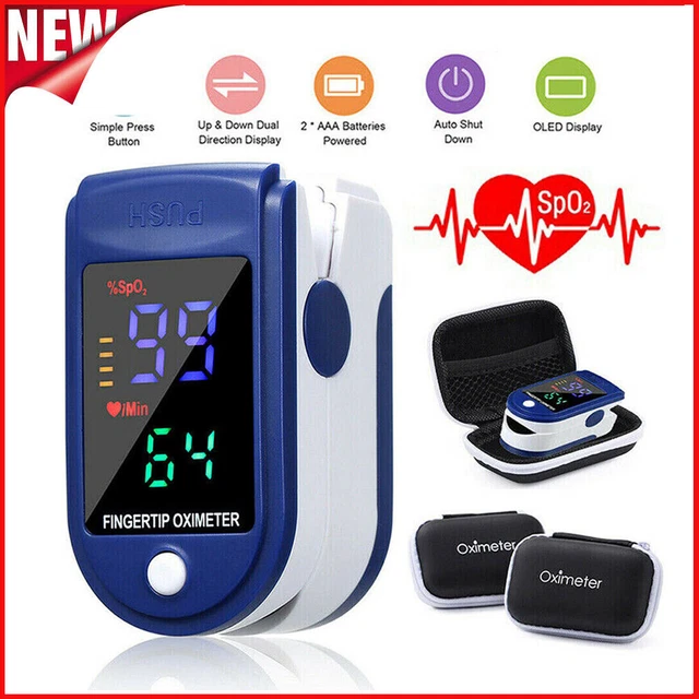 FINGER PULSOXIMETER SAUERSTOFF Puls SpO2 Messgerät Oximeter SpO-2 ...