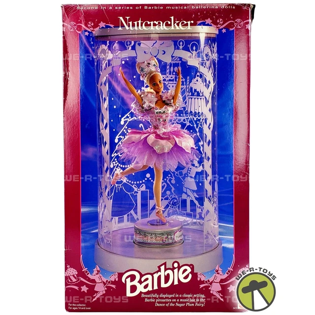 BARBIE NUTCRACKER 2ND in Series Musical Ballerina Doll Sugar Plum Fairy ...
