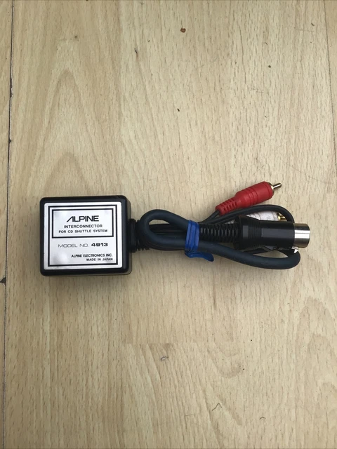 ALPINE 4913 INTERCONNETTORE per sistema navetta CD ORIGINALE EUR 58,36 ...
