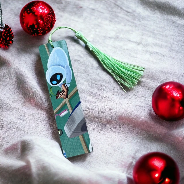 UPCYCLED DISNEY BOOK Wall-e Eve Wooden Bookmark Book Gift £3.49 ...