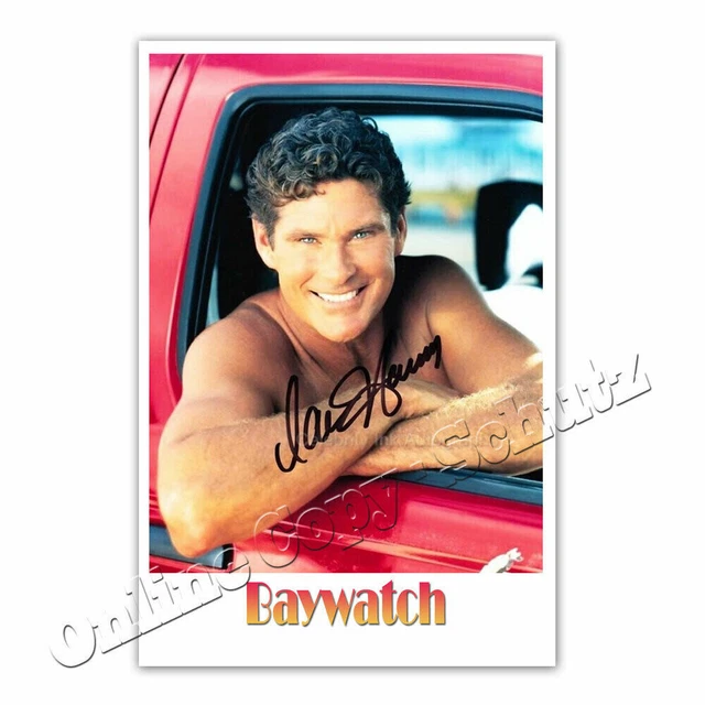 DAVID HASSELHOFF IN Baywatch | Autogrammfoto ³ EUR 4,49 - PicClick DE