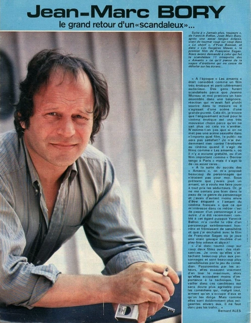 COUPURE DE PRESSE Clipping 1976 Jean Marc Bory (1 page) EUR 3,00 ...