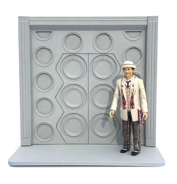DOCTOR WHO- CLASSIC Tardis Diorama (3d printed) in scale with 5 inch ...