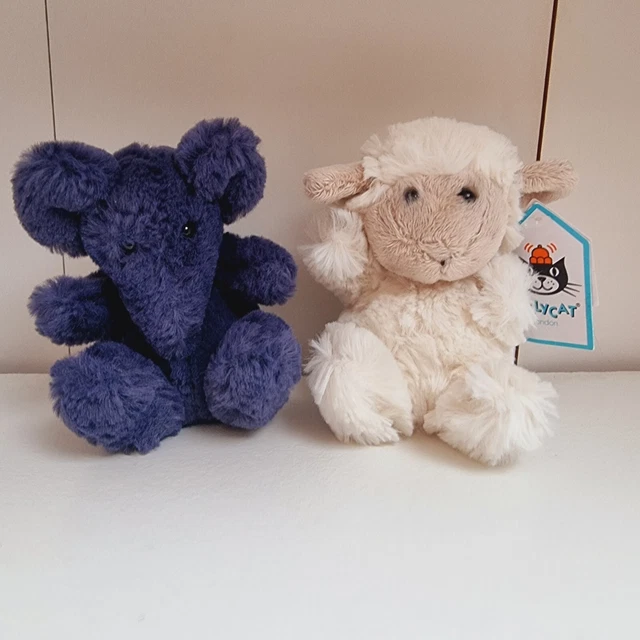 JELLYCAT BABY POPPET Sheep, Lamb~ Tiny Poppet Elephant 4” £120.00 ...