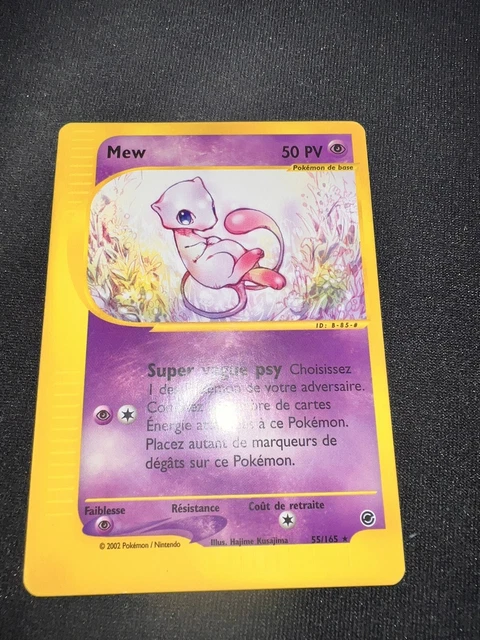 CARTE POKÉMON - Mew 55/165 - Expedition EUR 43,00 - PicClick FR