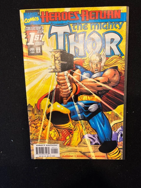THE MIGHTY THOR -Marvel Comics Sunburst Variant Heroes Return ...
