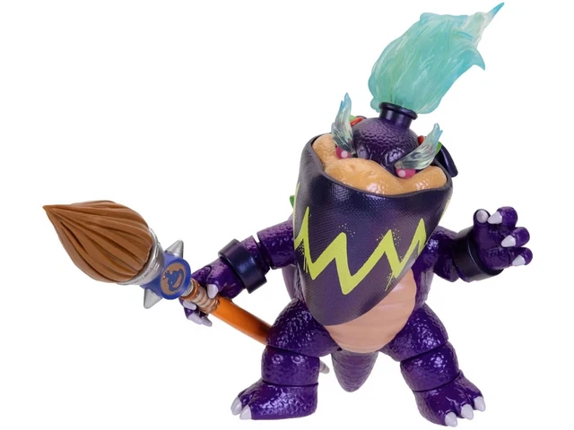 JAKKS PACIFIC THE Super Mario Galaxy Movie Wonder Bowser Jr Figurine 16 ...